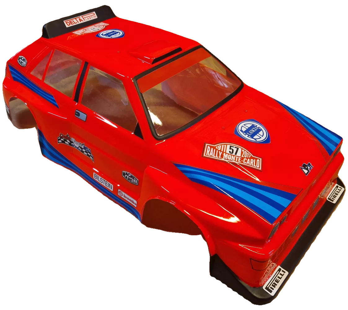 1/10 LDI Rally Clear RC Car Body | Delta Plastik