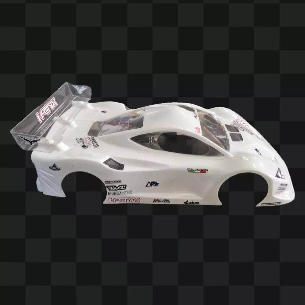 GT185 GT8 1/8 Scale GT Clear RC Car Body EFRA# 6012 | Delta Plastik